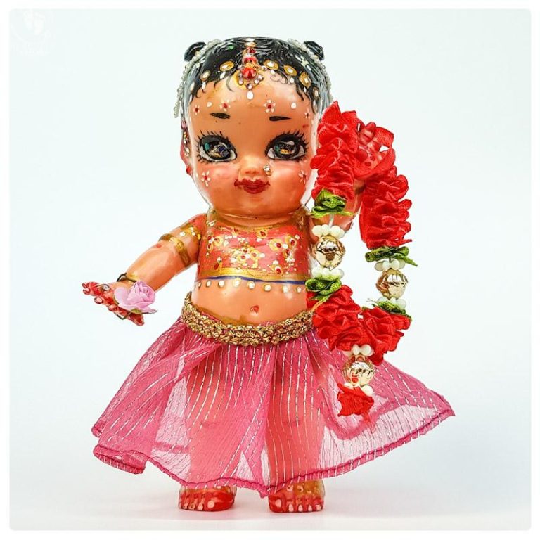 Radha doll baby arms move - Remember Krishna
