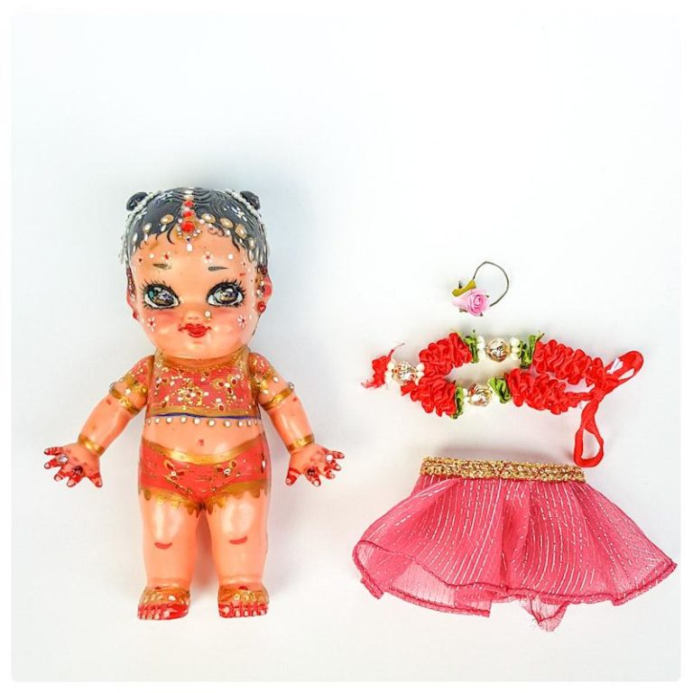 Radha doll baby arms move - Remember Krishna