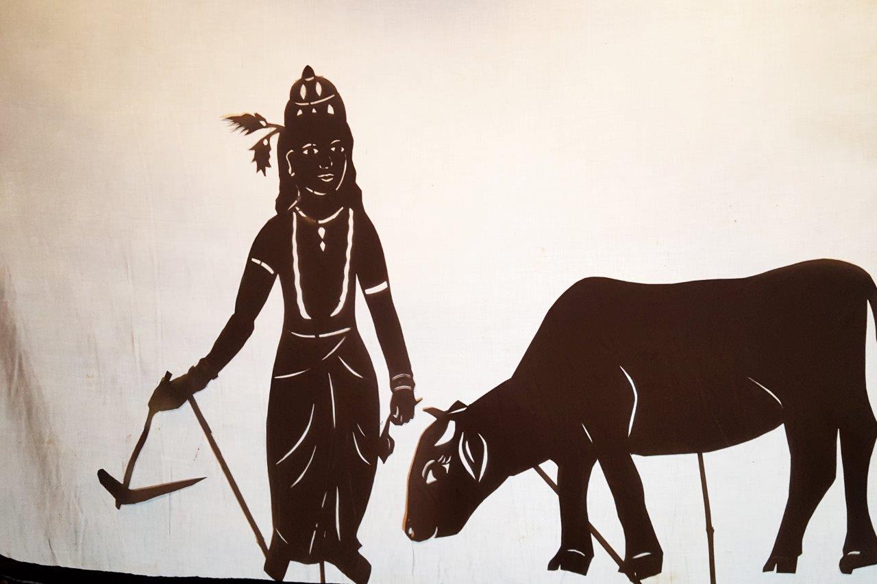 balarama (3) shadow puppet - Remember Krishna